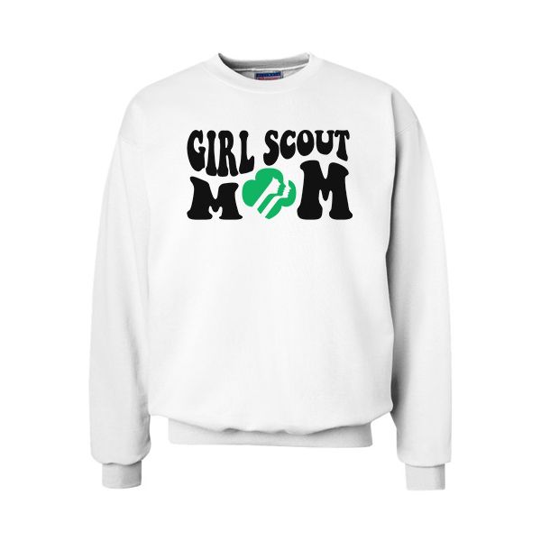 Girl Scout Mom Crewneck Sweatshirt (Avail in 2 colors)